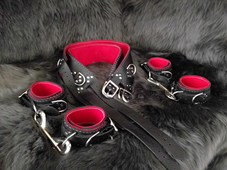 Deluxe Restraint Set Thigh Wrist and Ankle Restraints - Etsy