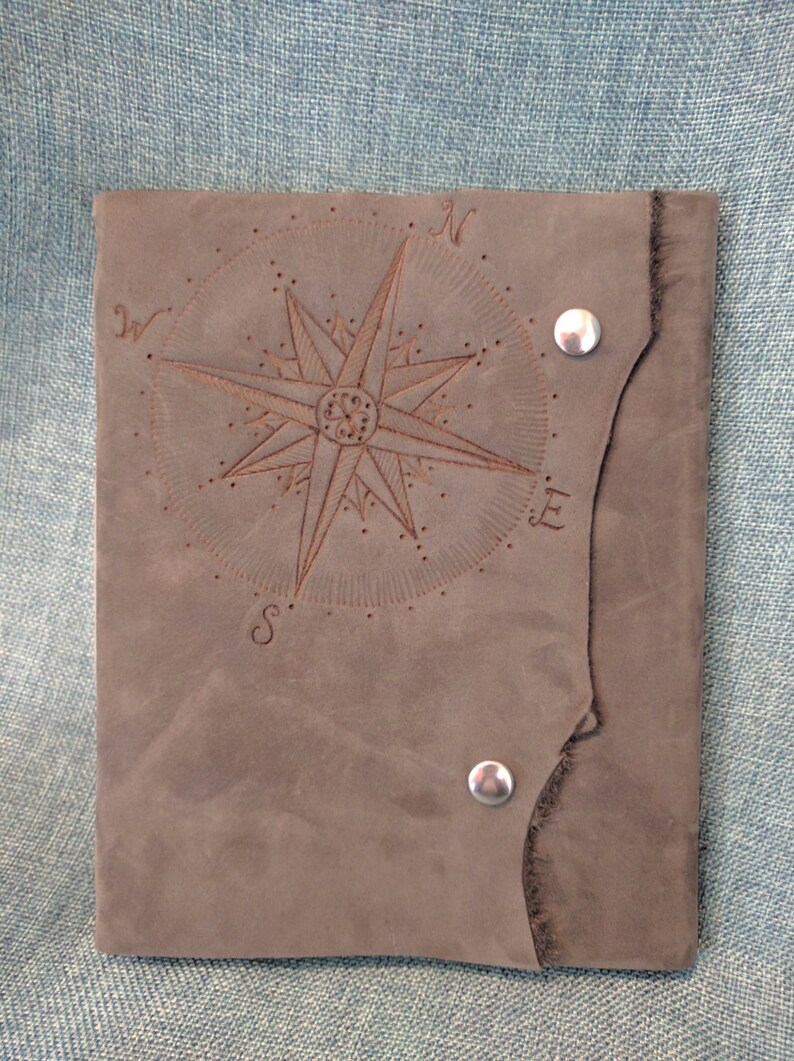 Compass Rose Nautical Journal Sketchbook Diary Log Book | Etsy