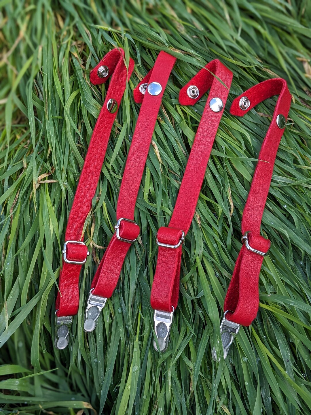 Leather Stocking Garter Straps Add On - Etsy