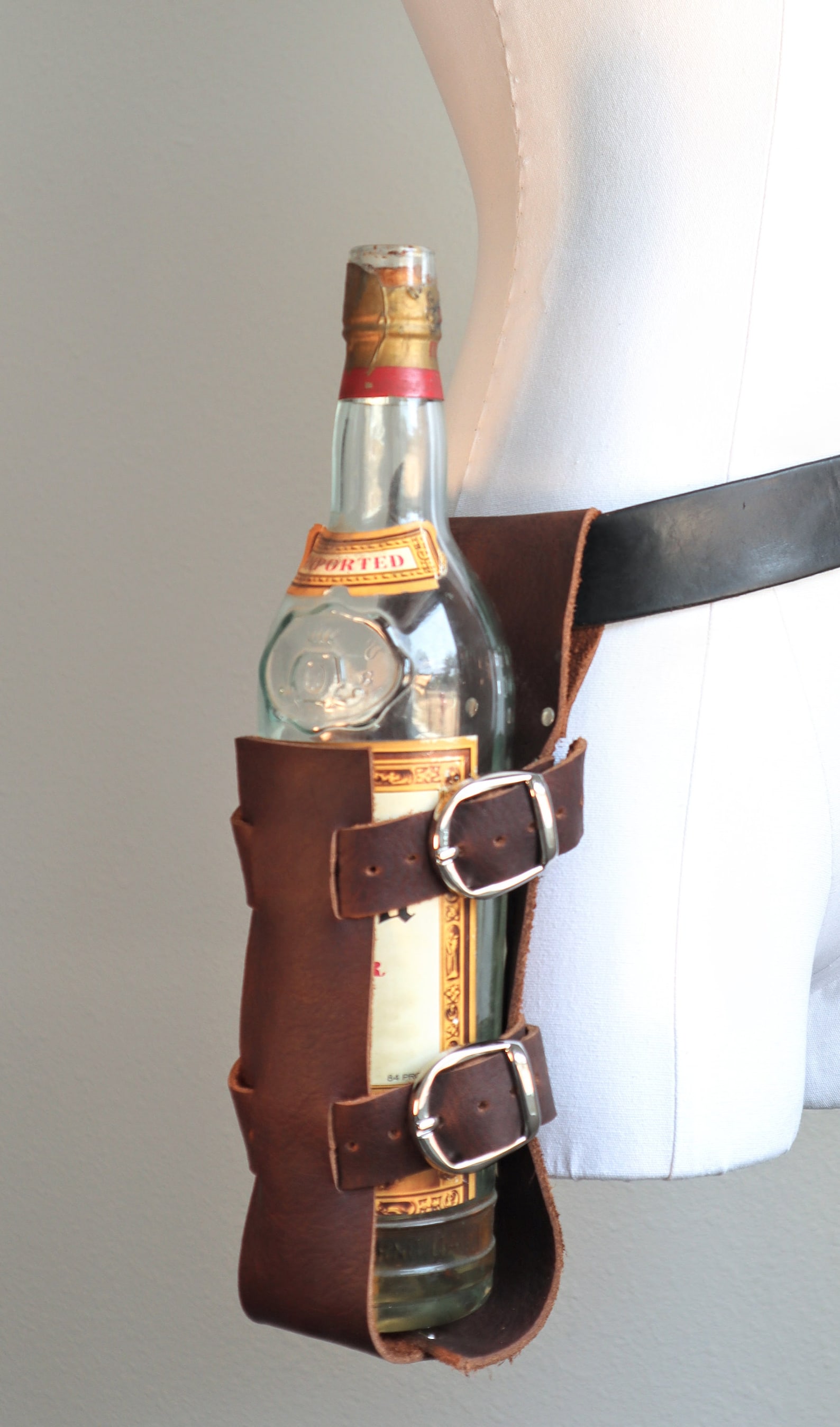 Leather Bottle Holster - Etsy