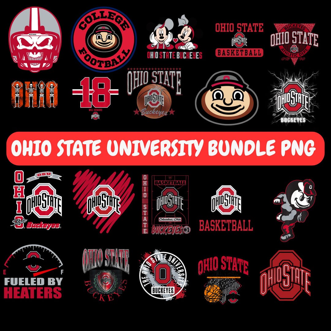 The Ohio State University Png Bundle Pack of 31 Ohio State Png Bundle ...