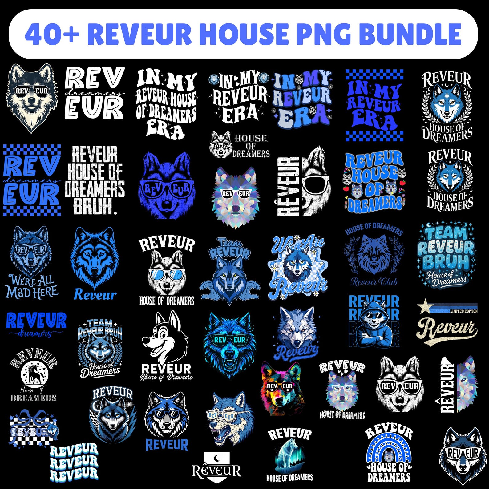 40+ Reveur House of Dreamer Png Bundle, Reveur Png, College Reveur ...