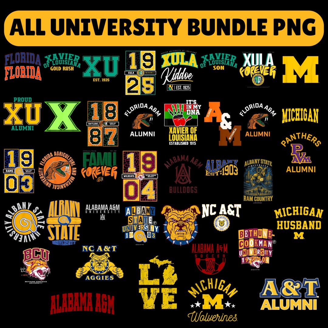 70+ Florida Football PNG Bundle, Xavier Png, Alabama Png, Albany Png ...
