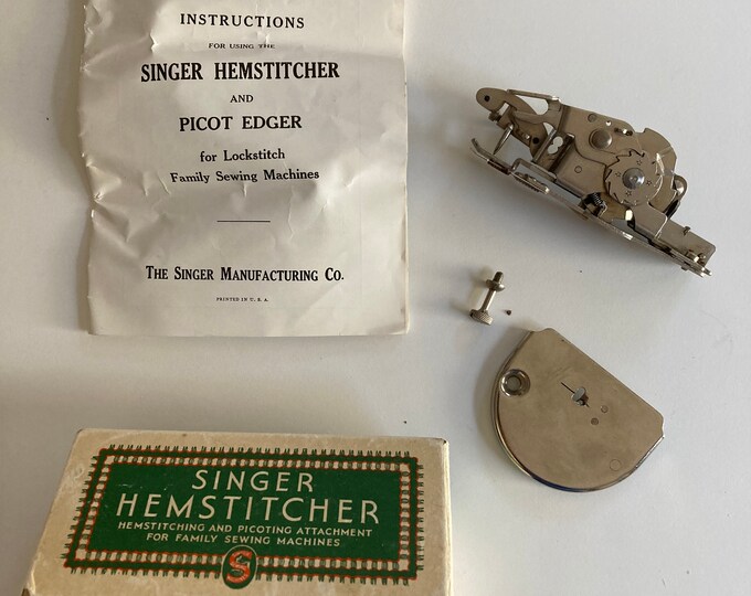 Singer Hemstitcher Attachment and Picot Edger for Lockstitch Sewing ...