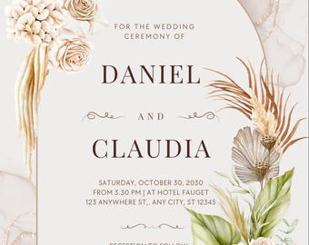DIGITAL WEDDING INVITATION - Etsy