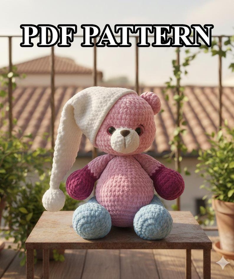 Teddy Bear Amigurumi Crochet Pattern: Plush Toy (PDF Pattern) - Etsy