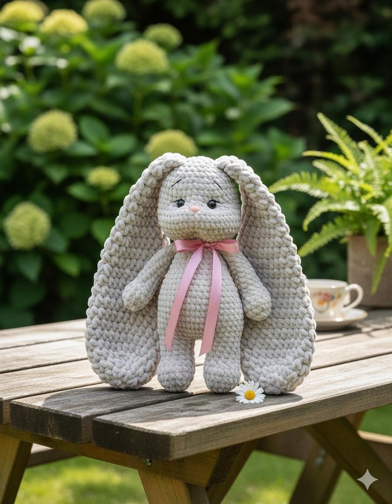 Crochet PATTERN: Alice the Flemish Giant Rabbit - Amigurumi Tutorial - Etsy