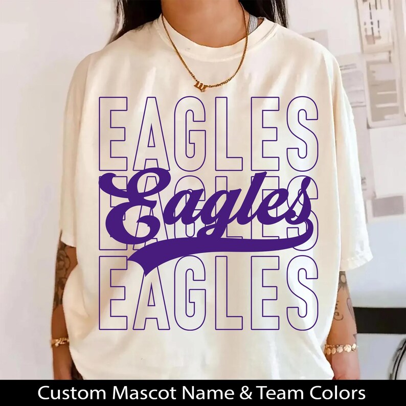Custom Mascot Name PNG, Personalized Team Mascot, School Mascot Name ...