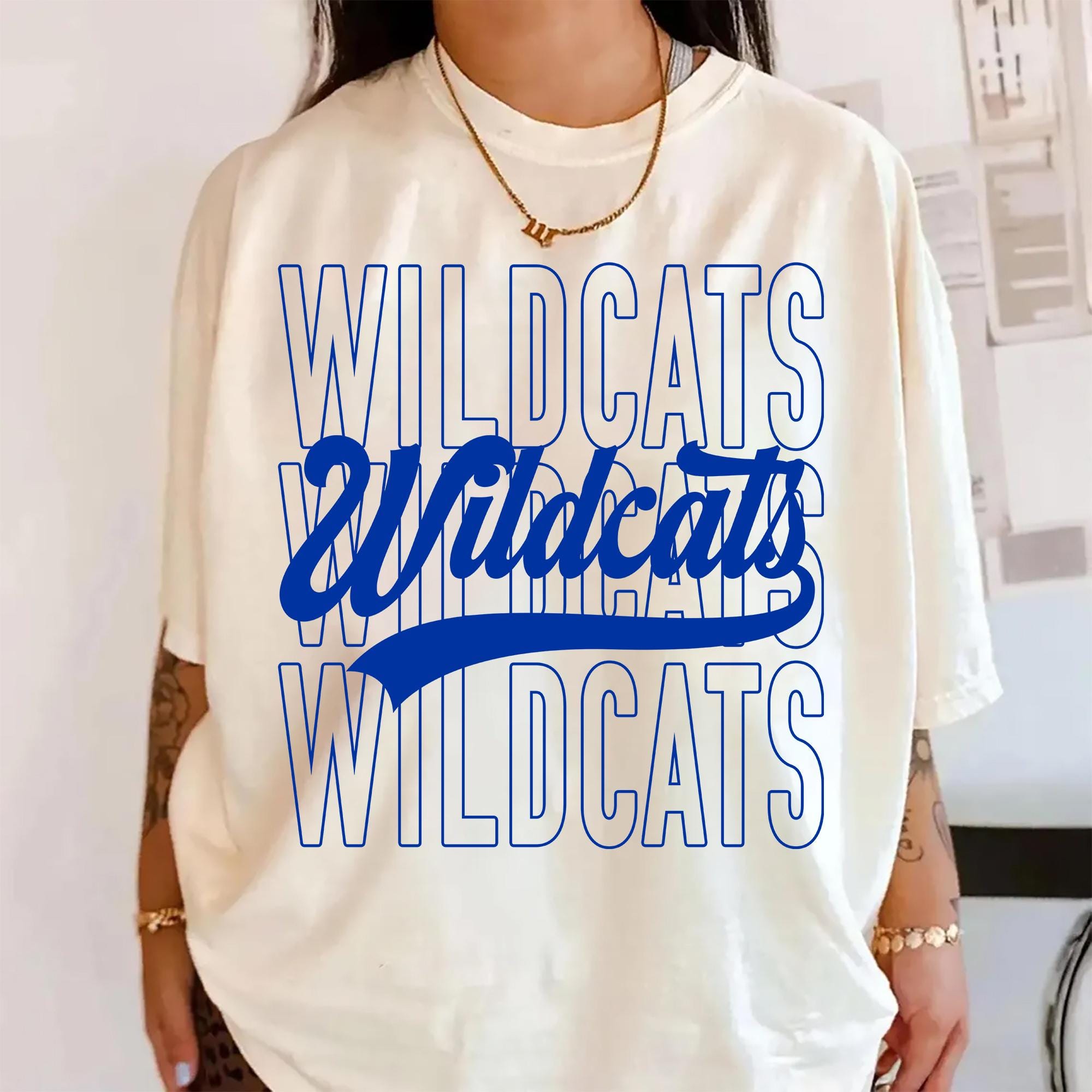 Wildcats PNG, Wildcats Mascot Script PNG, School Spirit Wildcats Shirt ...