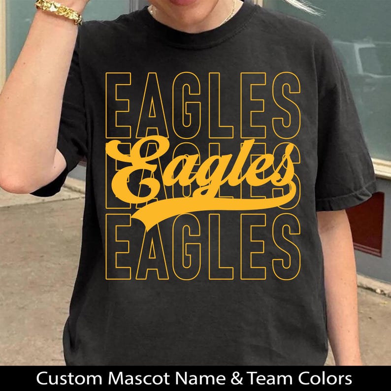 Custom Mascot Name PNG, Personalized Team Mascot, School Mascot Name ...