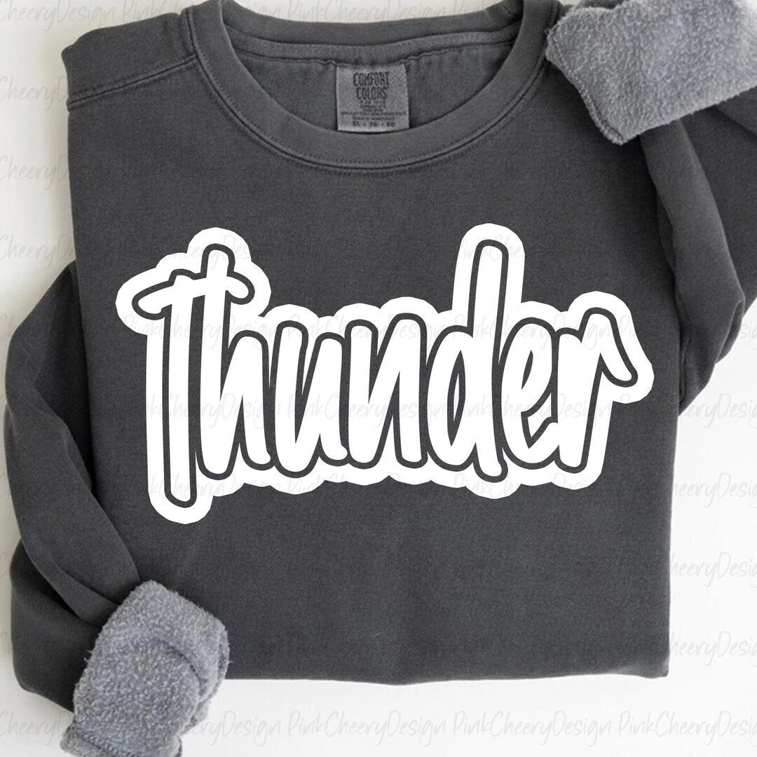 Thunder Mascot PNG, Team Thunder PNG, School Spirit Script Design, Game ...