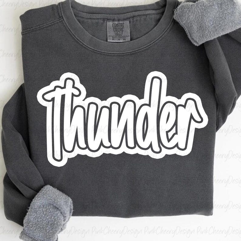 Thunder Mascot PNG, Team Thunder PNG, School Spirit Script Design, Game ...