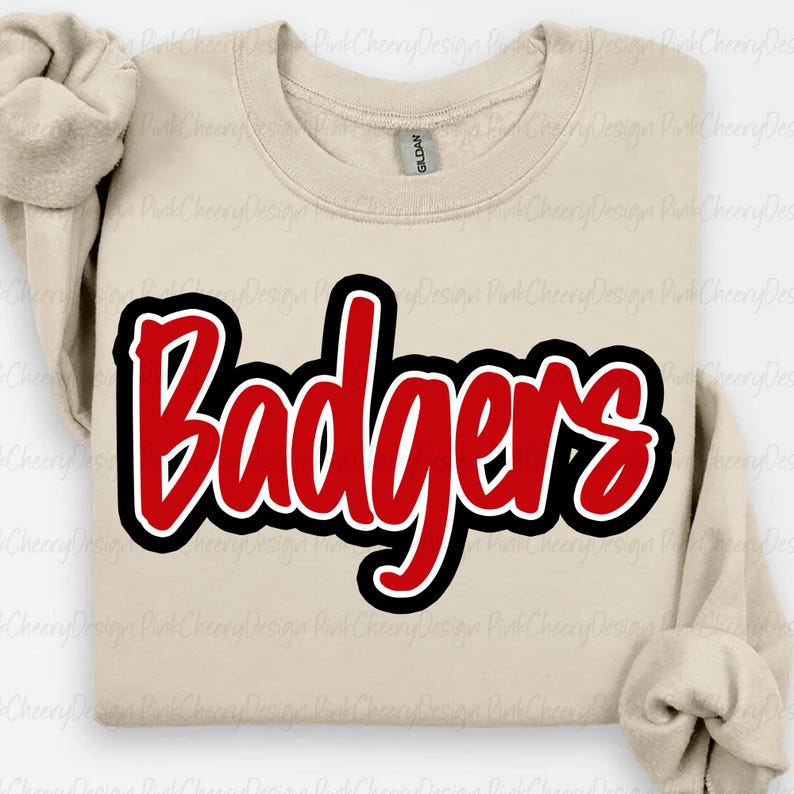 Badgers Mascot PNG, School Spirit Badgers Script Logo, Team Mascot ...
