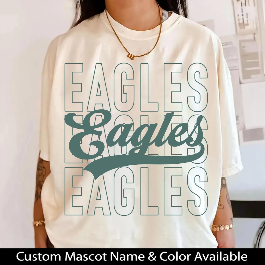 Eagles PNG, Eagles Mascot Script PNG, School Spirit Eagles Shirt Design ...