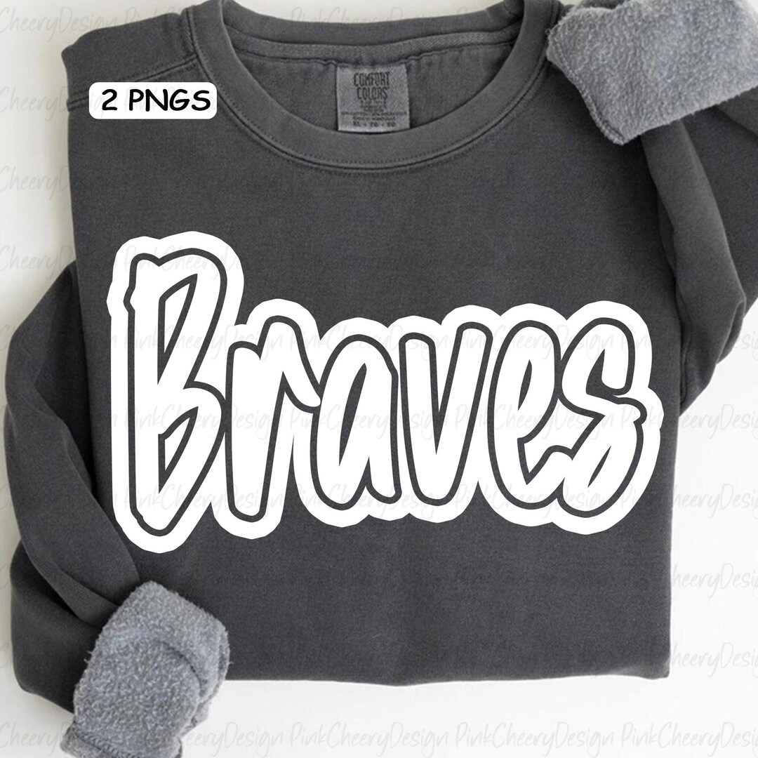 Braves Mascot PNG, School Spirit Braves Script Logo, Team Mascot Design ...