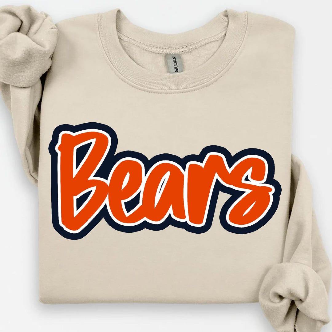 Bears Mascot PNG, School Spirit Bears Script Logo, Team Mascot Design ...