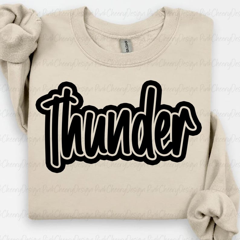 Thunder Mascot PNG, Team Thunder PNG, School Spirit Script Design, Game ...