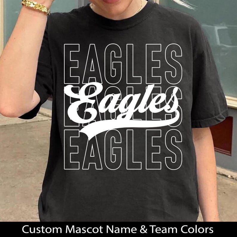 Custom Mascot Name PNG, Personalized Team Mascot, School Mascot Name ...