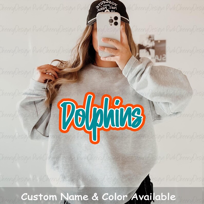 Dolphins Mascot PNG, Team Dolphins PNG, School Spirit Script Design ...