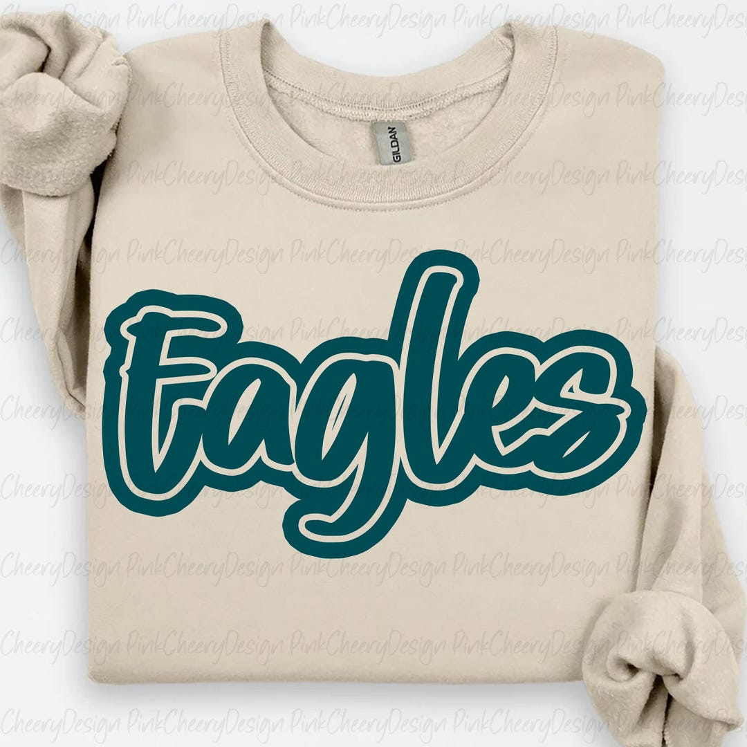 Eagles Mascot PNG, School Spirit Eagles Script Logo, Team Mascot Design ...