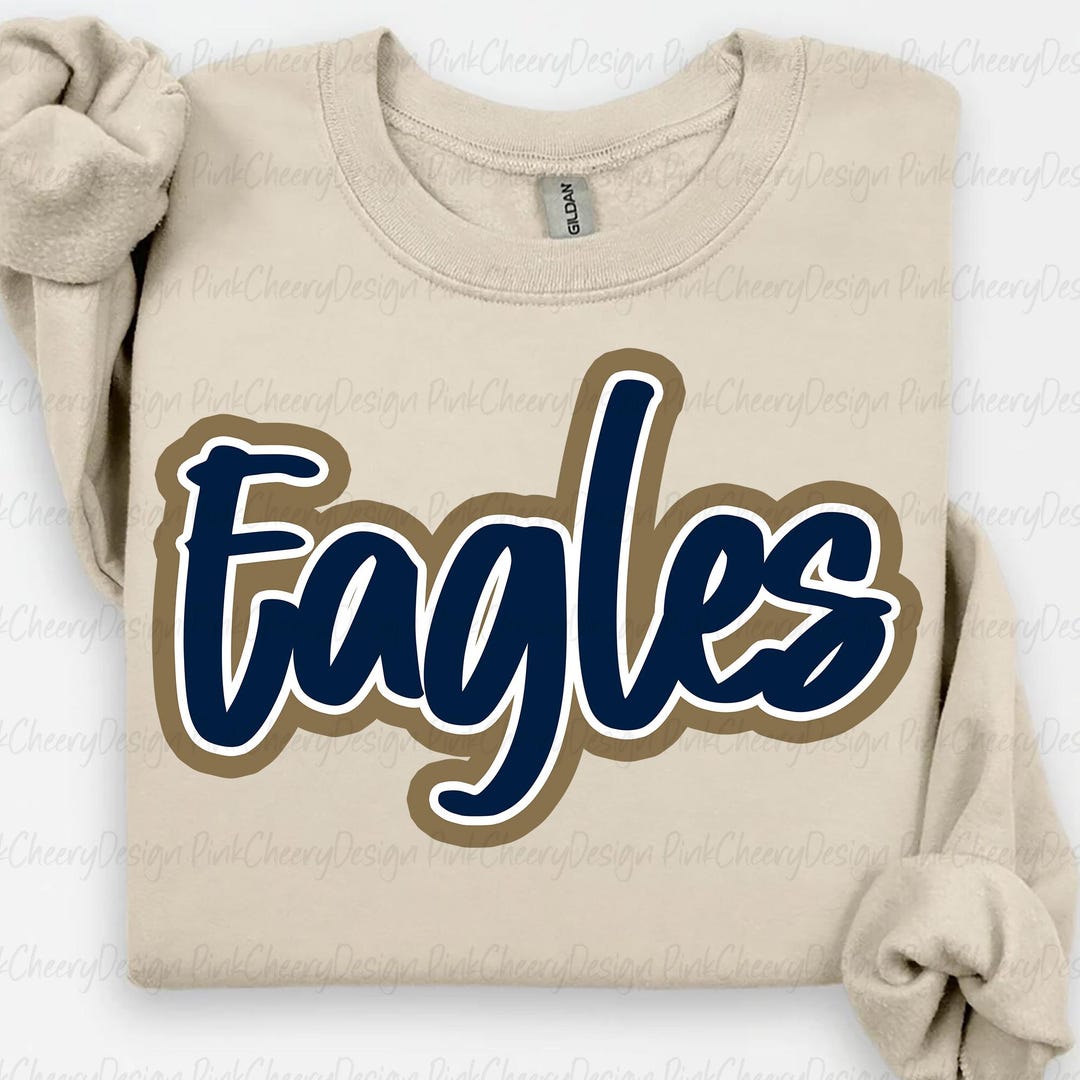 Eagles Mascot PNG, School Spirit Eagles Script Logo, Team Mascot Design ...