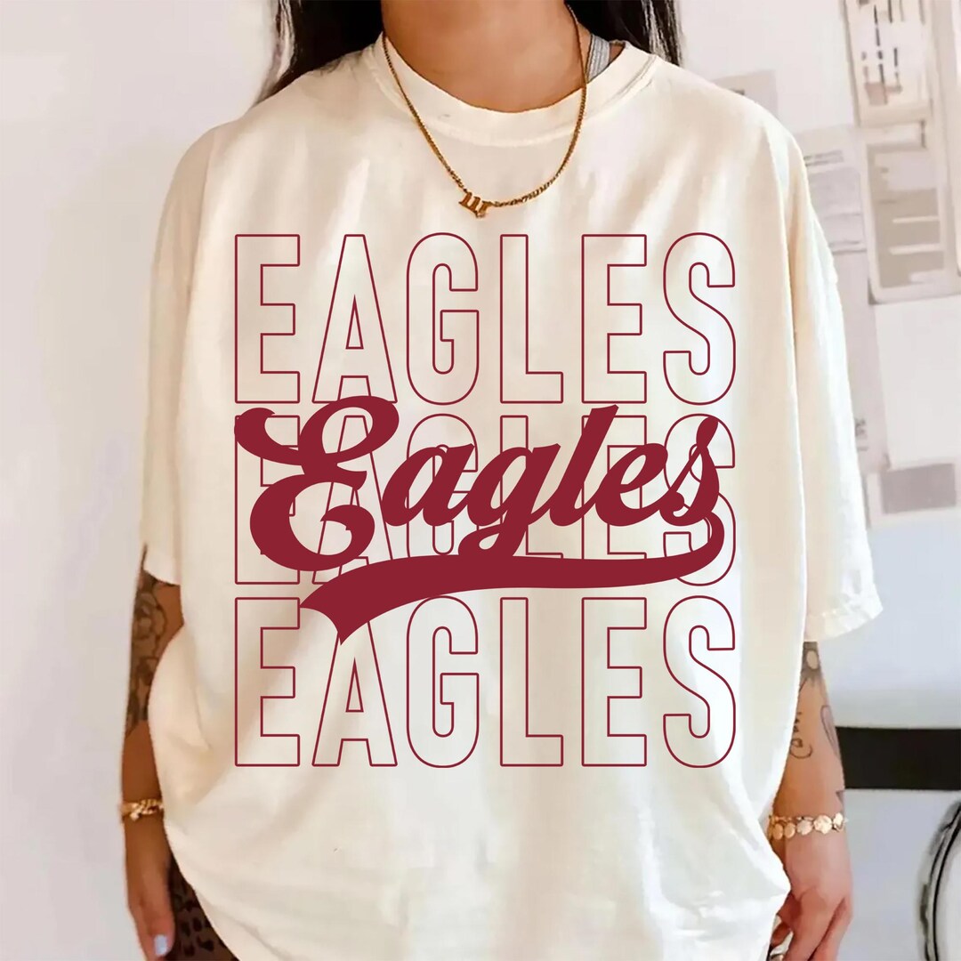 Eagles PNG, Eagles Mascot Script PNG, School Spirit Eagles Shirt Design ...