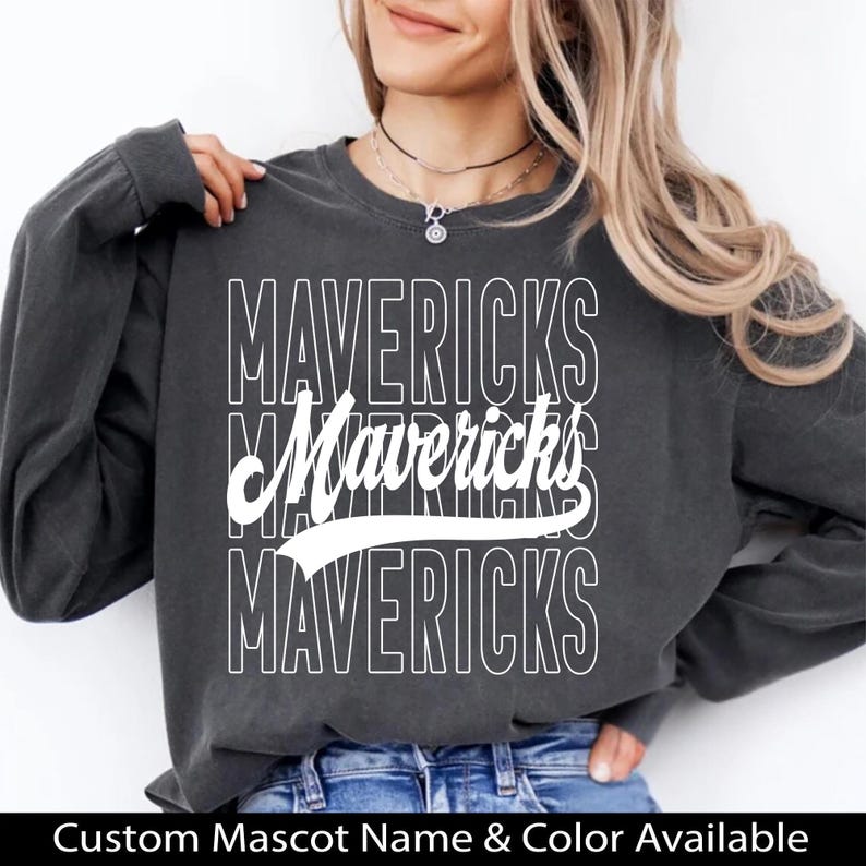 Mavericks PNG, Mavericks Mascot Script PNG, School Spirit Mavericks ...