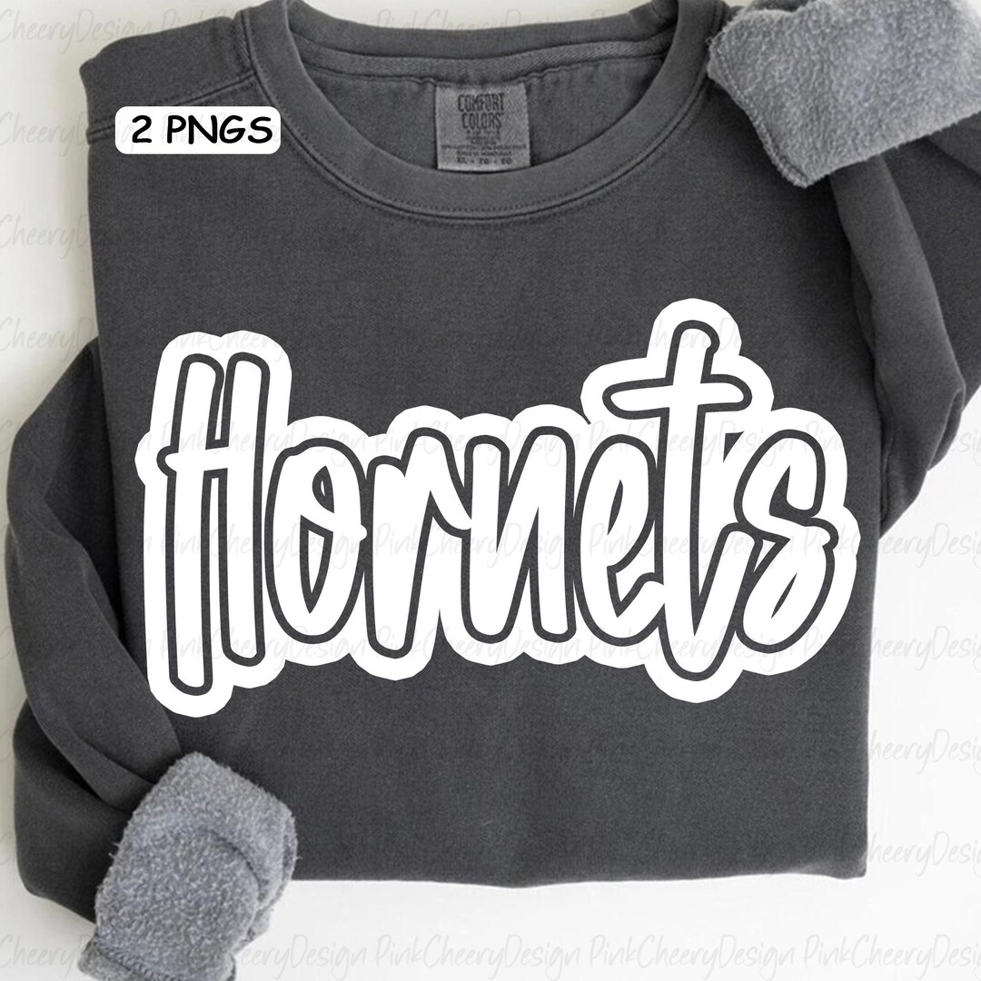 Hornets Mascot PNG, School Spirit Hornets Script Logo, Team Mascot ...