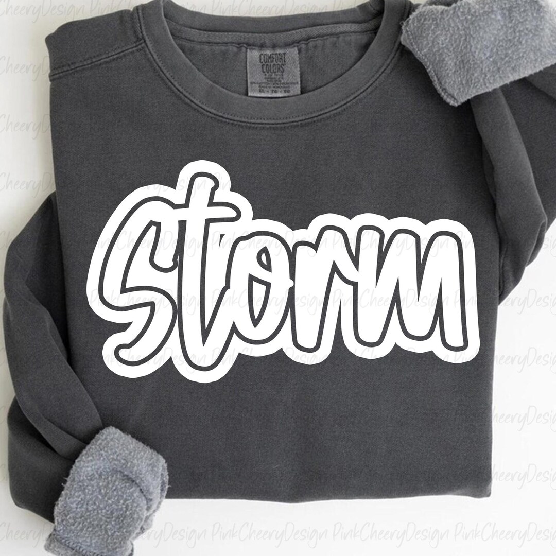 Storm Mascot PNG, Team Storm PNG, School Spirit Script Design, Game Day ...