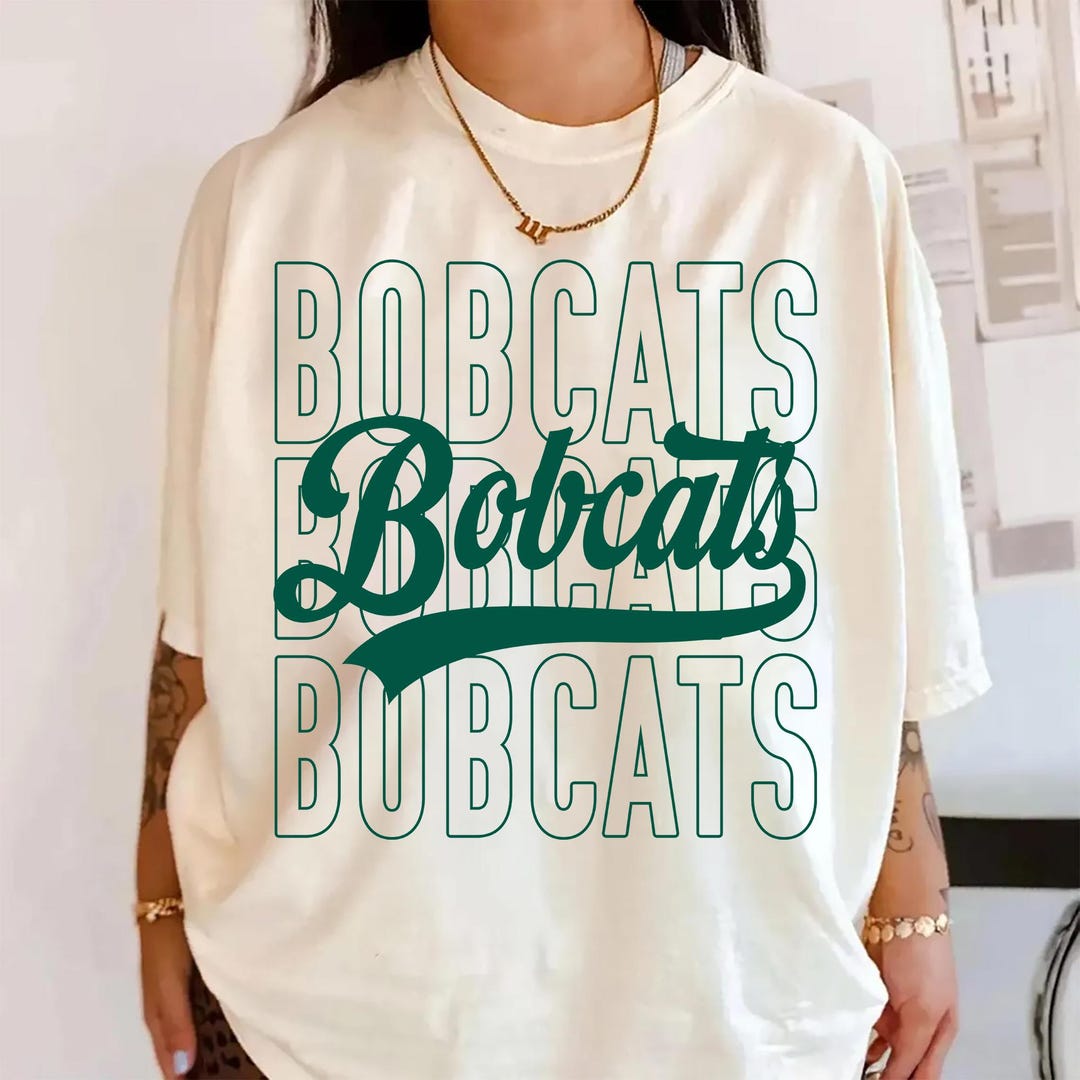 Bobcats PNG, Bobcats Mascot Script PNG, School Spirit Bobcats Shirt ...