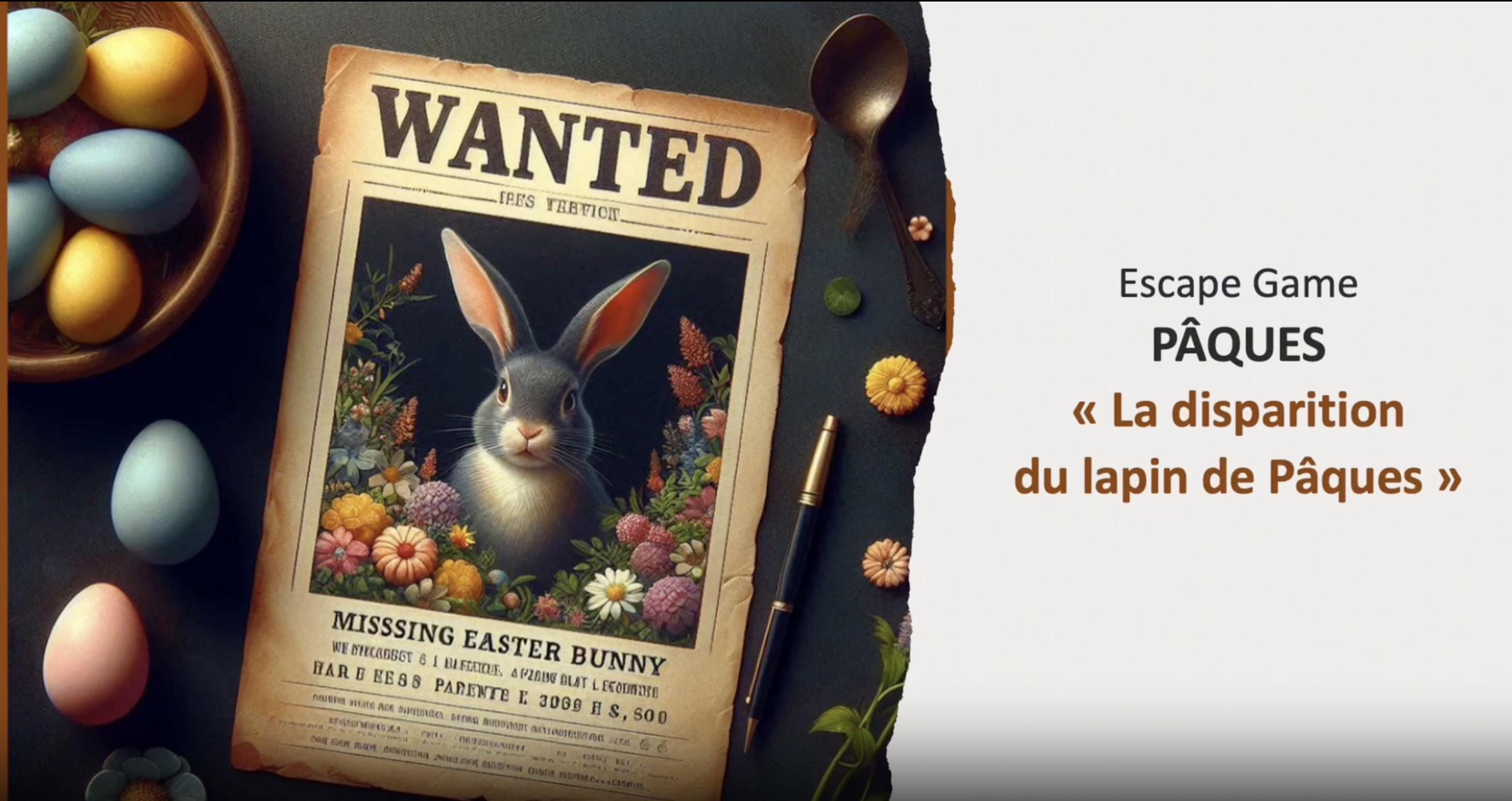 Printable Easter Escape Game – the Rabbit Has Disappeared! A Family ...