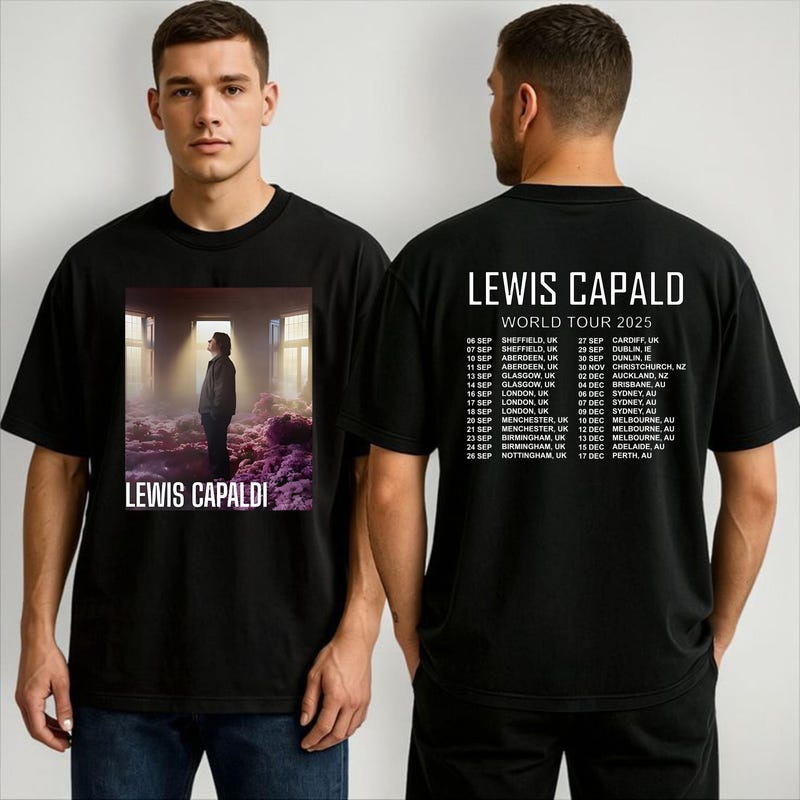 Lewis Capaldi Tshirts - Etsy UK