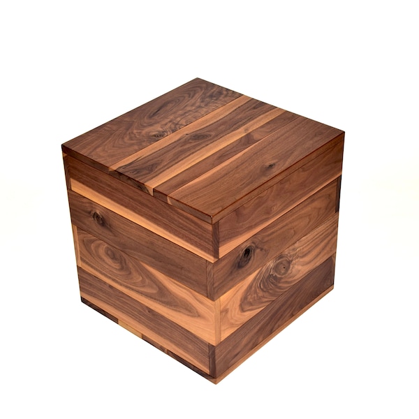Walnut Cube Coffee Tables - Etsy