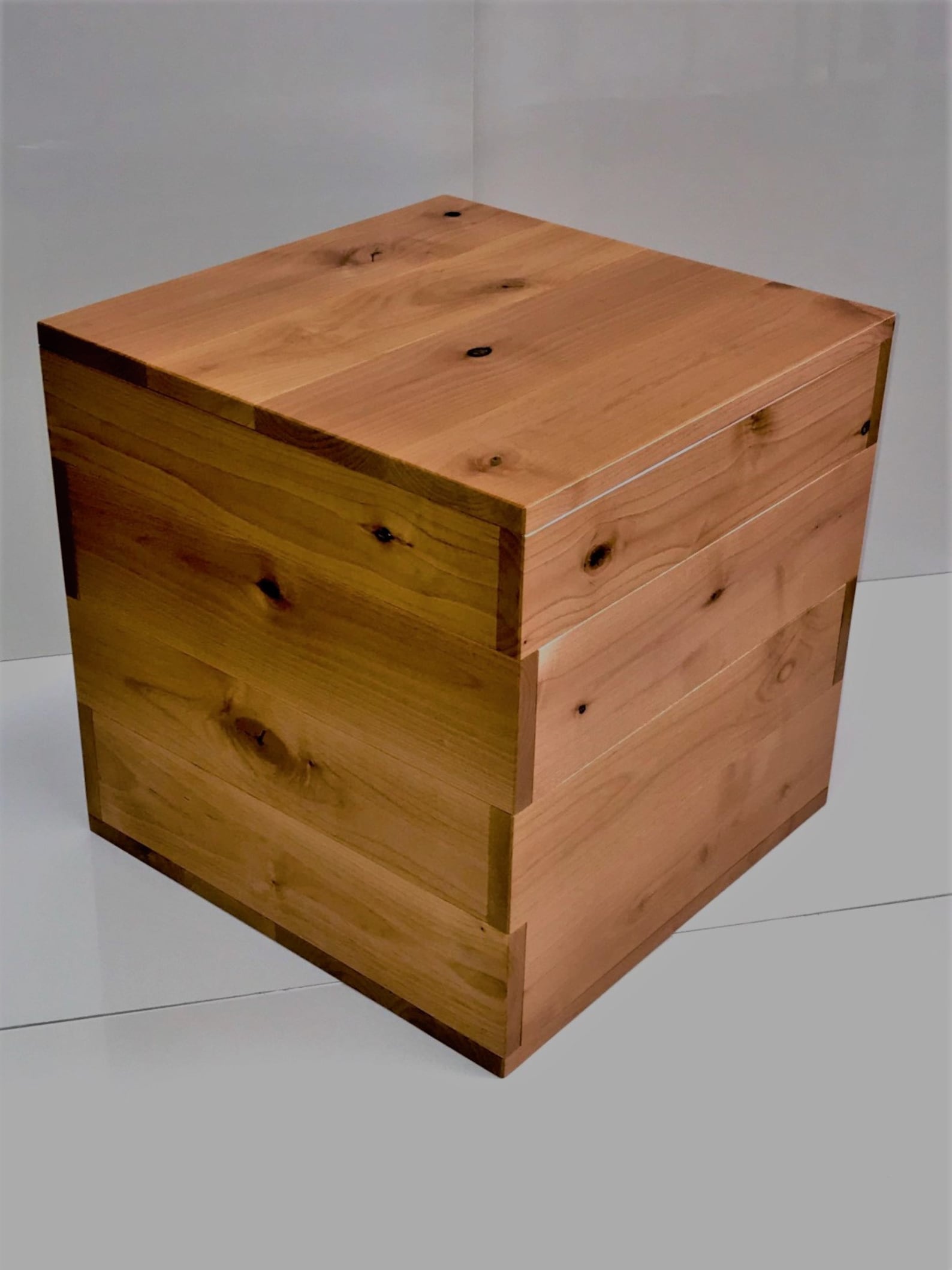 Rustic Walnut Cube/end Table/stand - Etsy