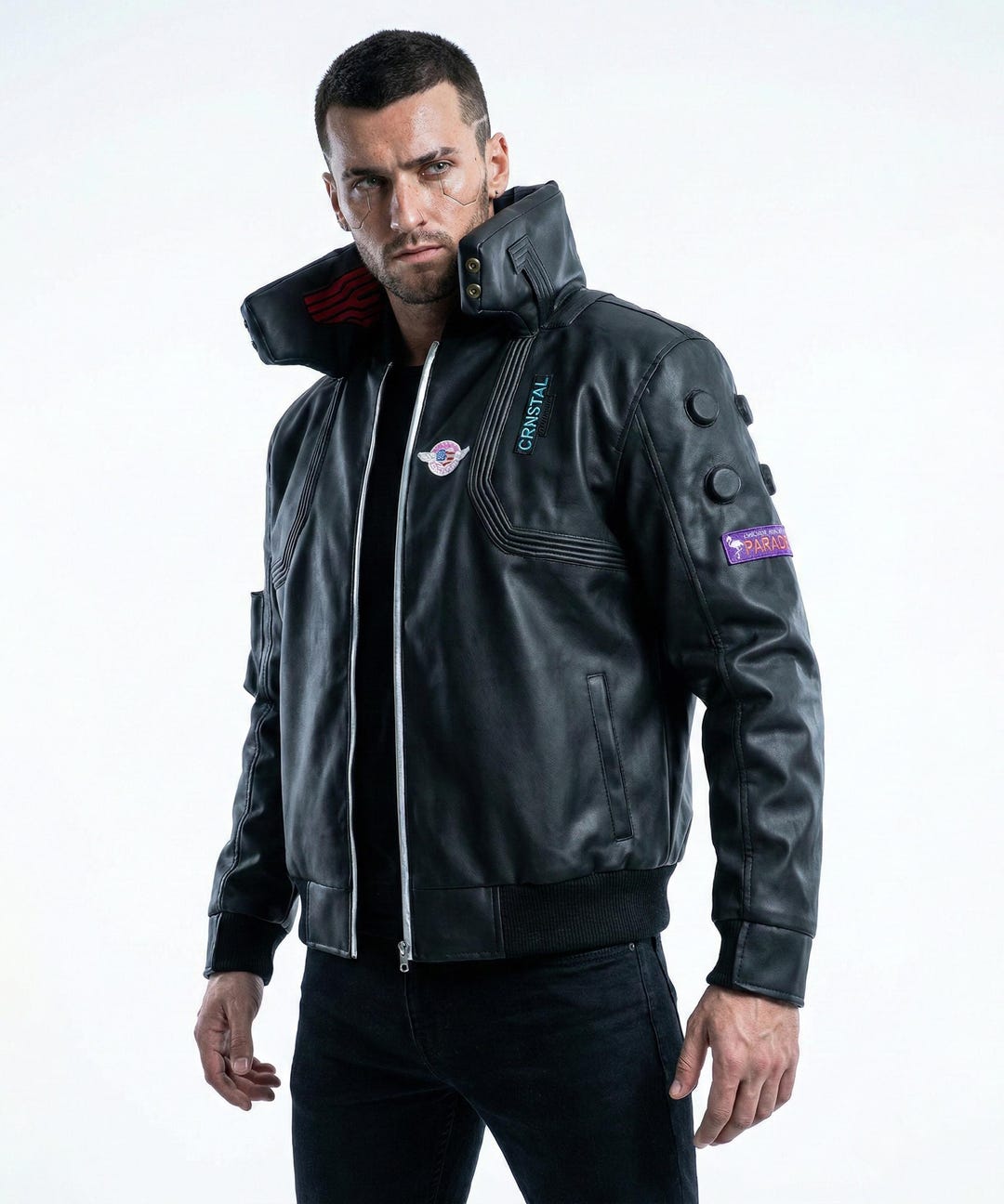 Cyberpunk V Inspired Cosplay Jacket, Samurai Gaming Jacket, Men's ...