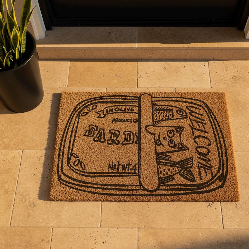 Sardine Doormat - Etsy