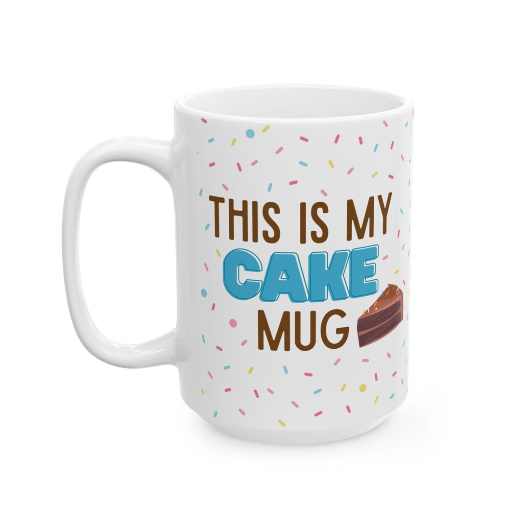 Chocolate Cake Recipe Mug, Dessert Lover Gift, Funny Coffee Mugs, Funky ...