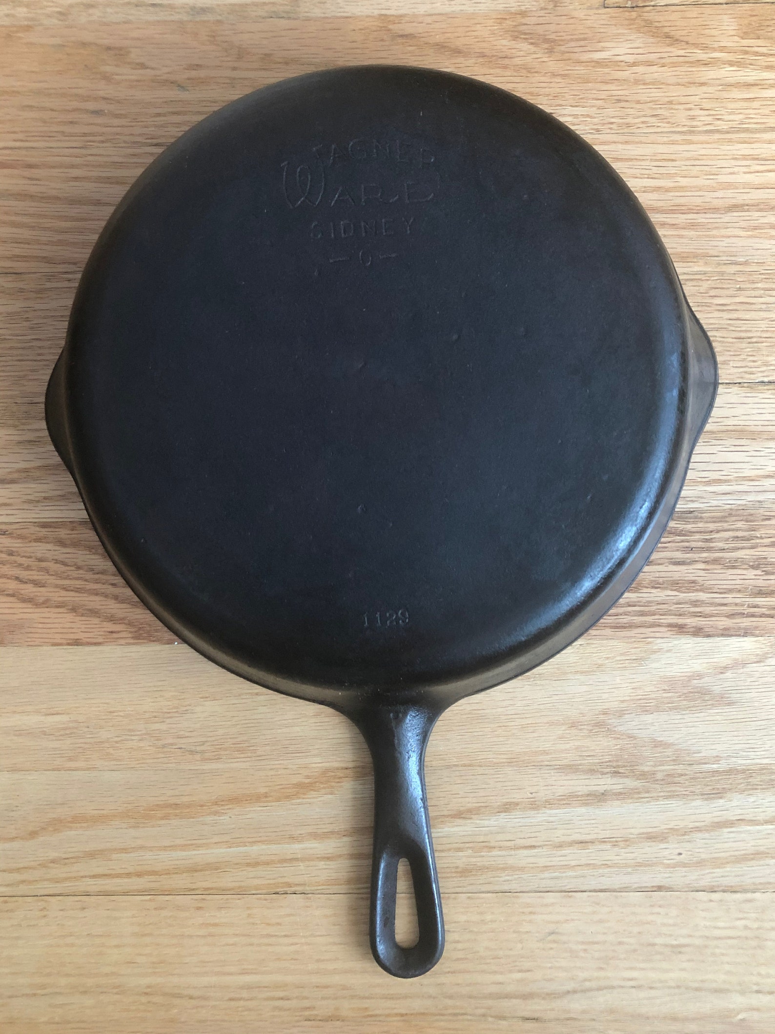 Vintage Wagner Ware Sidney O #1129 Cast Iron Grill Pan Skillet Cookware ...