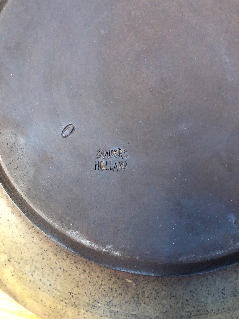 Ceramic ZAALBERG Hollebol Earthenware Matte Glaze Dinner Plate - Etsy