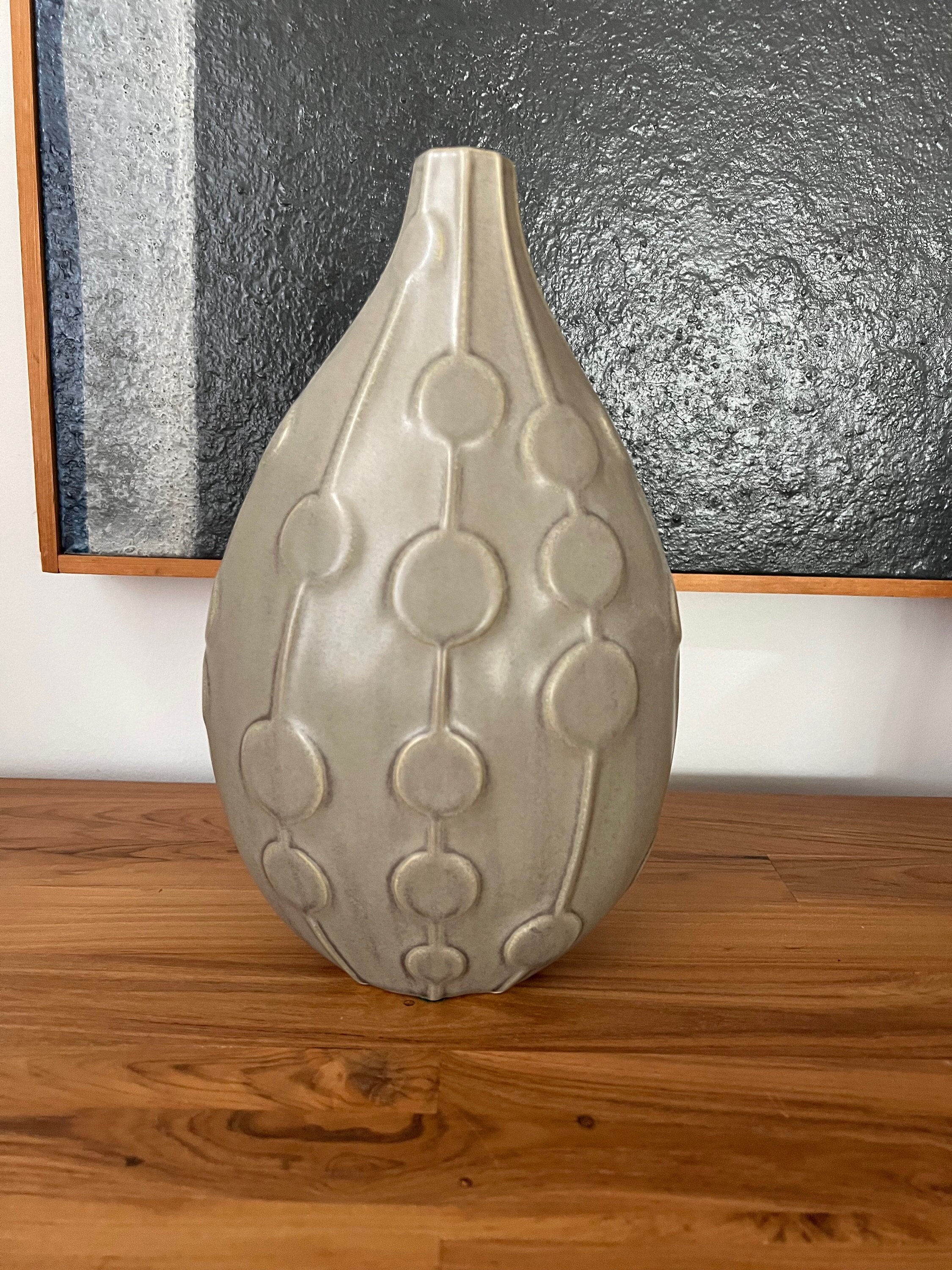 Vintage JONATHAN ADLER Pot A Porter Tall Ceramic Vase - Etsy
