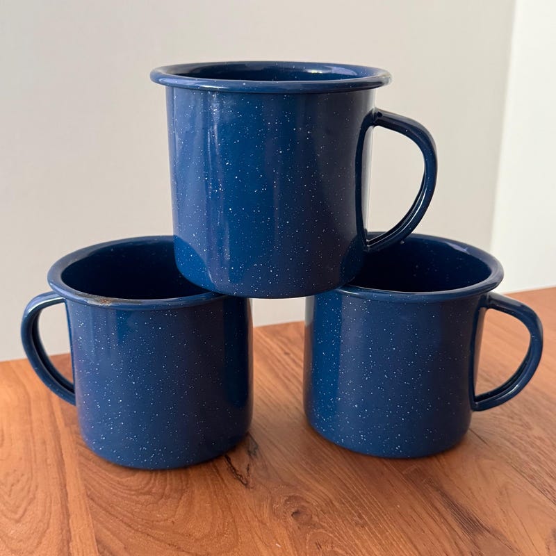 Enamelware Cups - Etsy