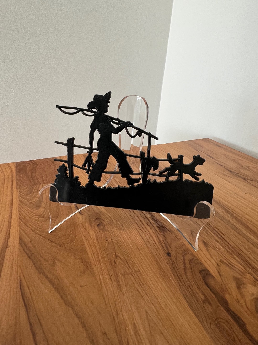VERNON COMPANY Tom Sawyer Silhouette Wall Plaque - Etsy