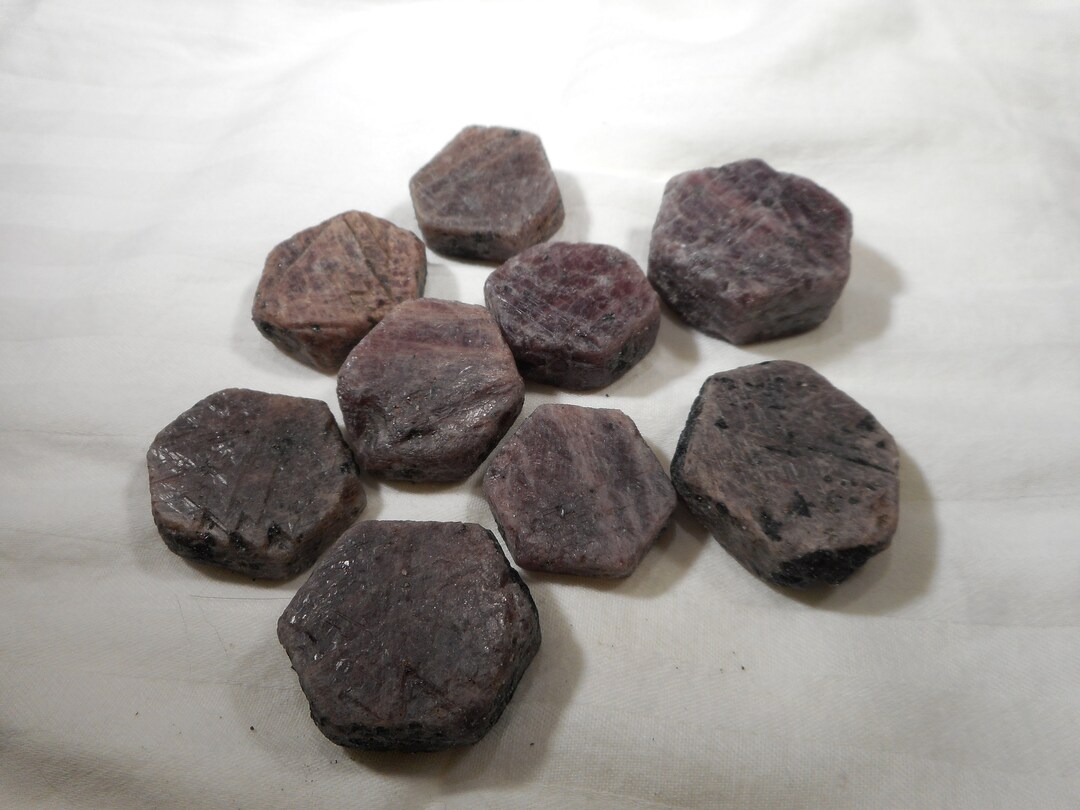 Rough Hexagonal Ruby - Etsy