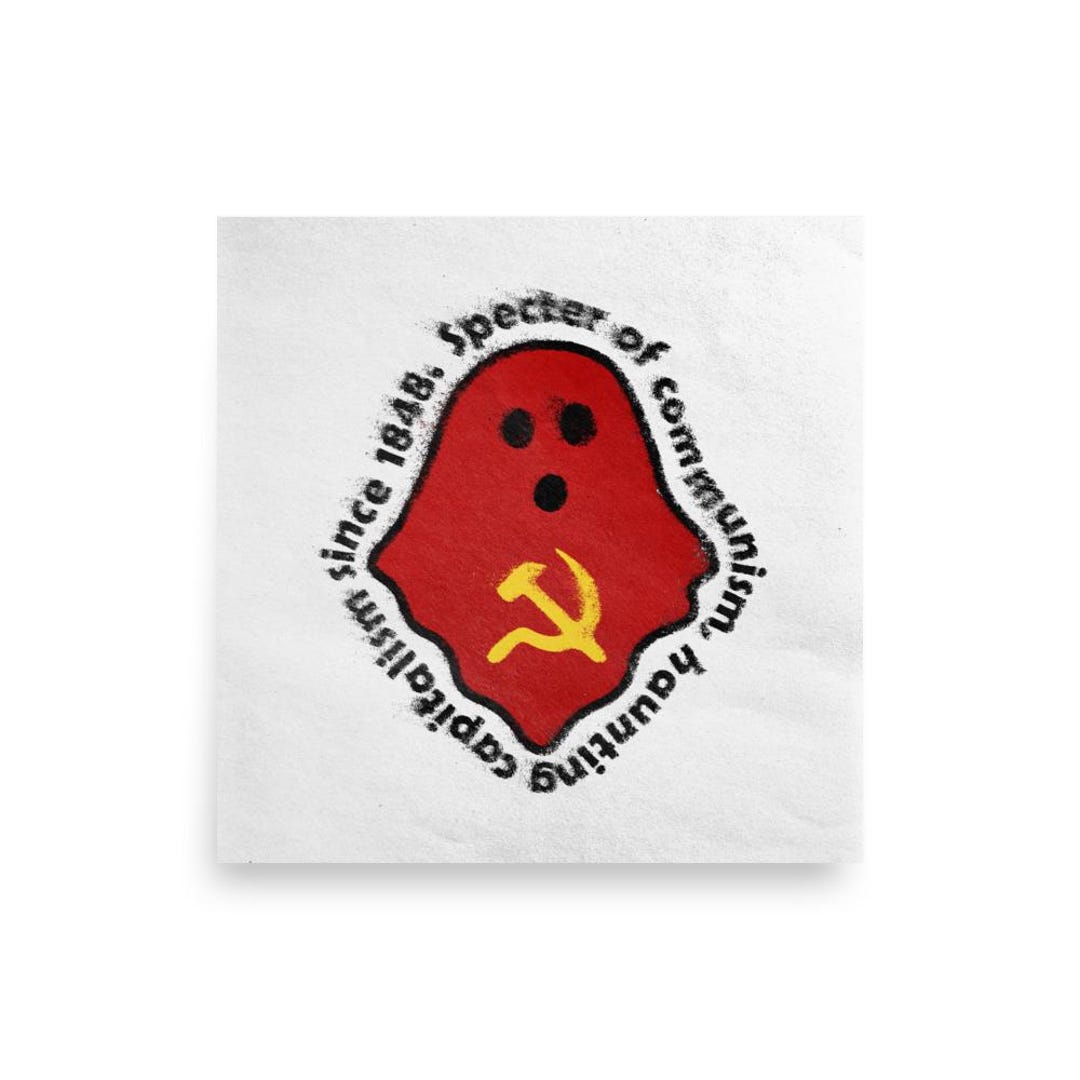 Specter of Communism Poster: Halloween Home Decor - Etsy