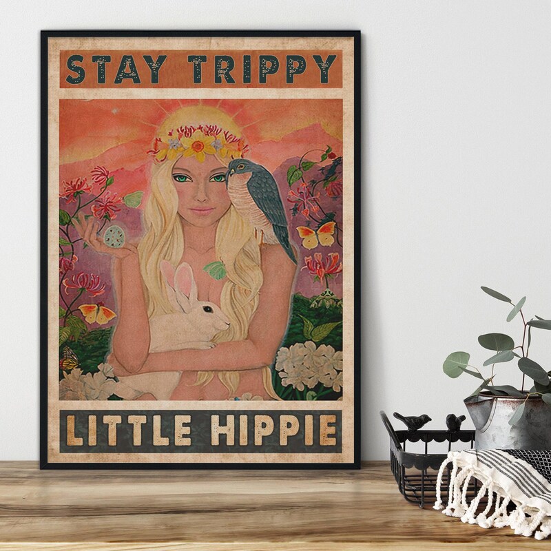 Hippie Poster - Etsy
