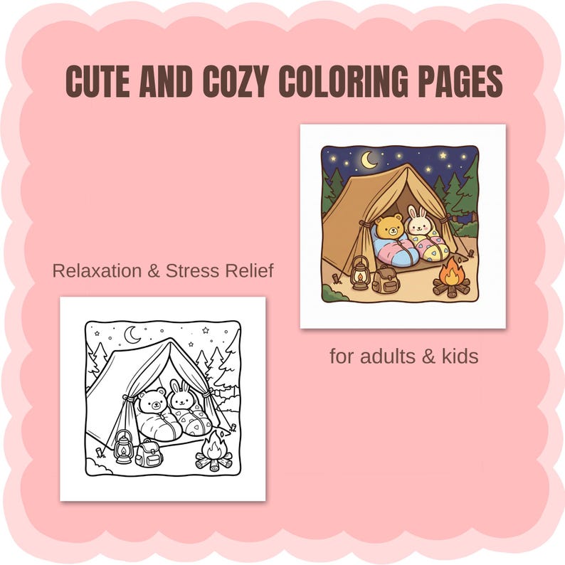 Date Moments Printable Coloring Page | Cozy Coloring Designs & Cute ...