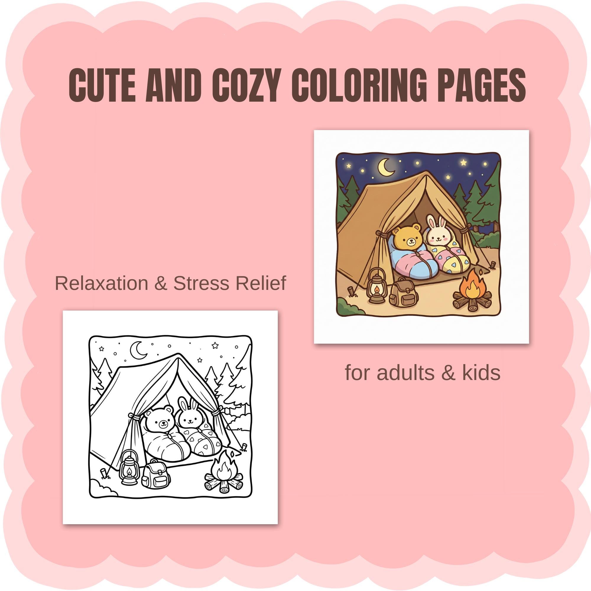 Date Moments Printable Coloring Page | Cozy Coloring Designs & Cute ...
