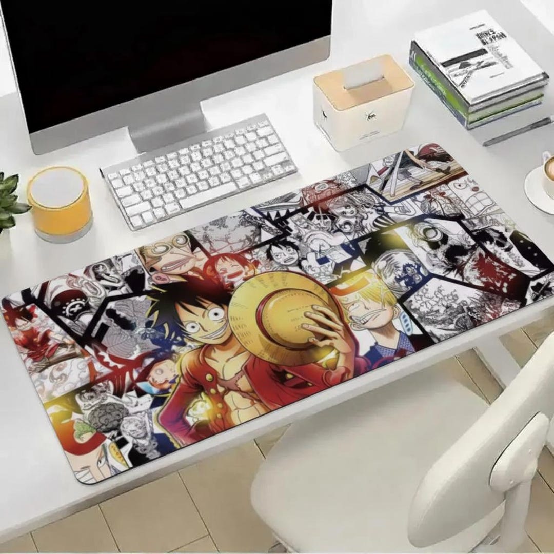 Luffy Anime Desk Mat XXL | One Piece Inspired Mouse Pad 900×400 | Manga ...