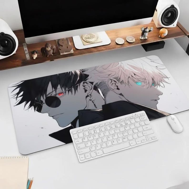 Jujutsu Kaisen Gojo and Geto XXL Mouse Pad – Large Anime Desk Mat With ...