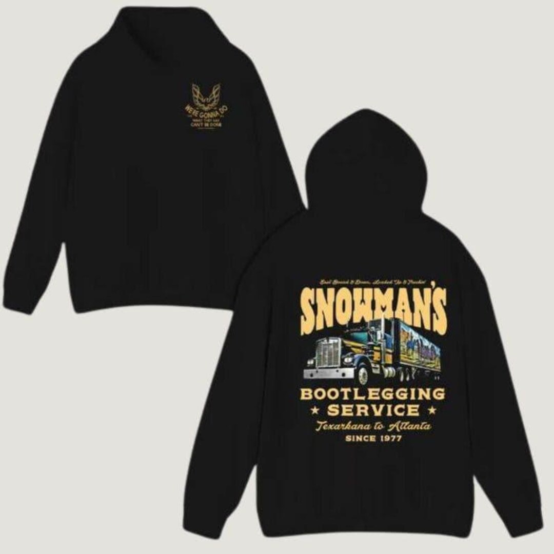 Snowman's Bootlegging Service Hoodie, Smokey and the Bandit Truck ...